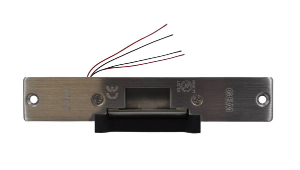GEM Electric Strike 12/24v DC Fail Safe/ Fail secure – Automagic Doors Ltd